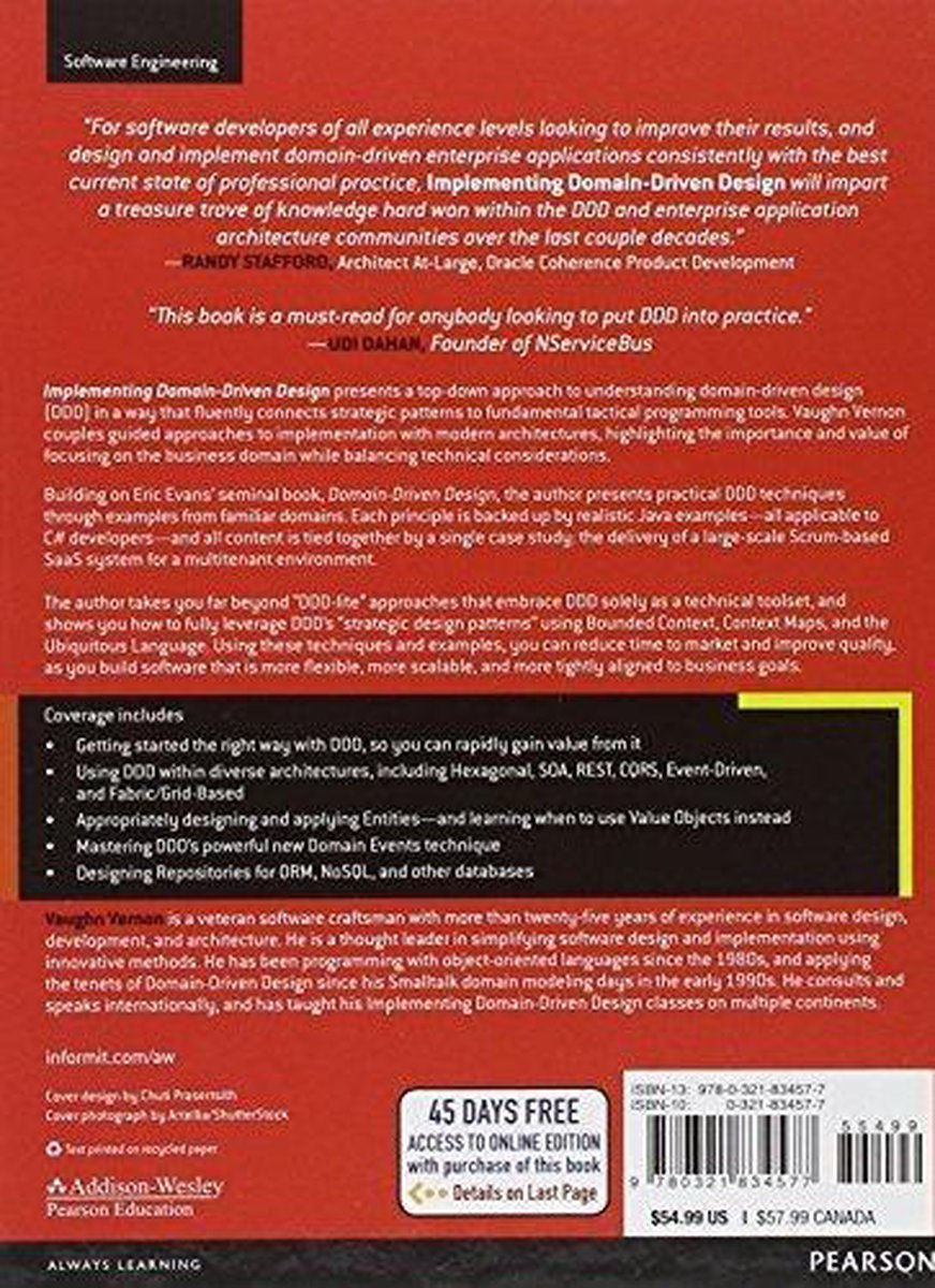 Implementing Domain Driven Design | 9780321834577 | Vaughn Vernon | Boeken | bol.com