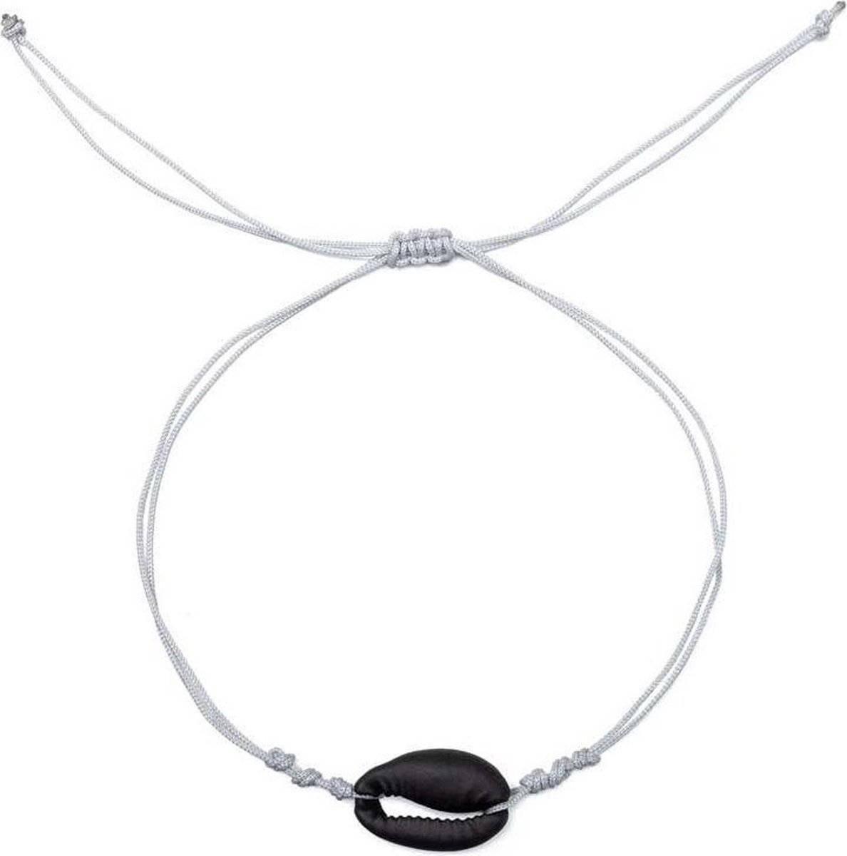 24/7 Jewelry Collection Schelpjes Armband - Schelp - Schelpen - Grijs ...