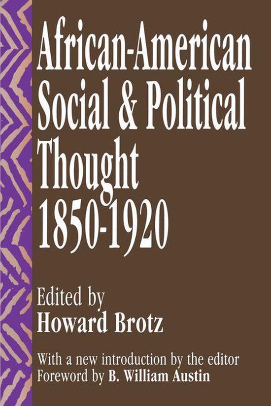 African-American Social and Political Thought (ebook), Howard Brotz ...