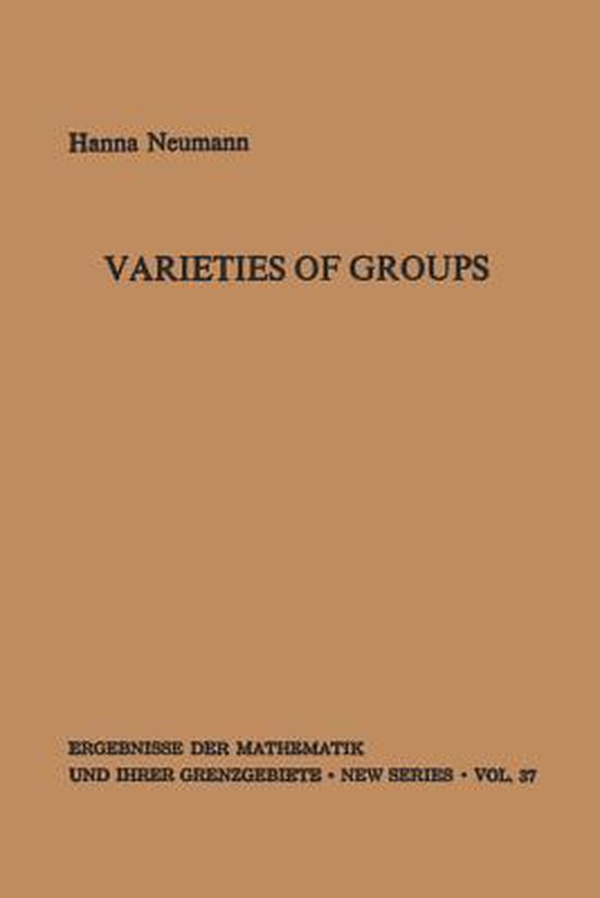 Varieties of Groups | 9783642886010 | Hanna Neumann | Boeken | bol.com