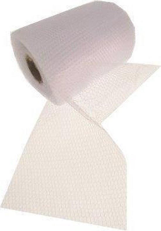 Decoratie gaas op rol wit | bol