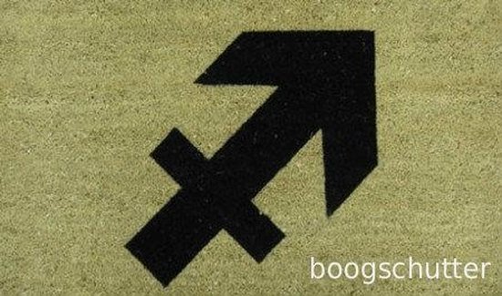Deurmat sterrenbeeld Boogschutter astrologie thema sterrenbeelden | bol.com