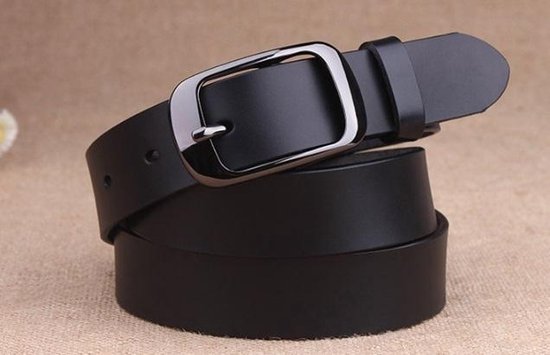 Cowather basic leren dames riem zwart | bol.com