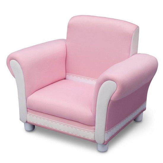 Delta Children UP85853GN Kinderfauteuil Roze/Wit | bol.com