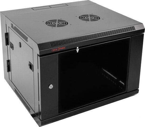 RackMatic - Armoire murale Rack 19" orientable 9U 600 x 550 x 500 mm ...