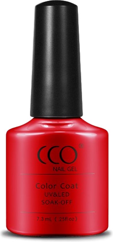 CCO Shellac - Gel Nagellak - kleur Carminum 68006 - Rood - Dekkende ...