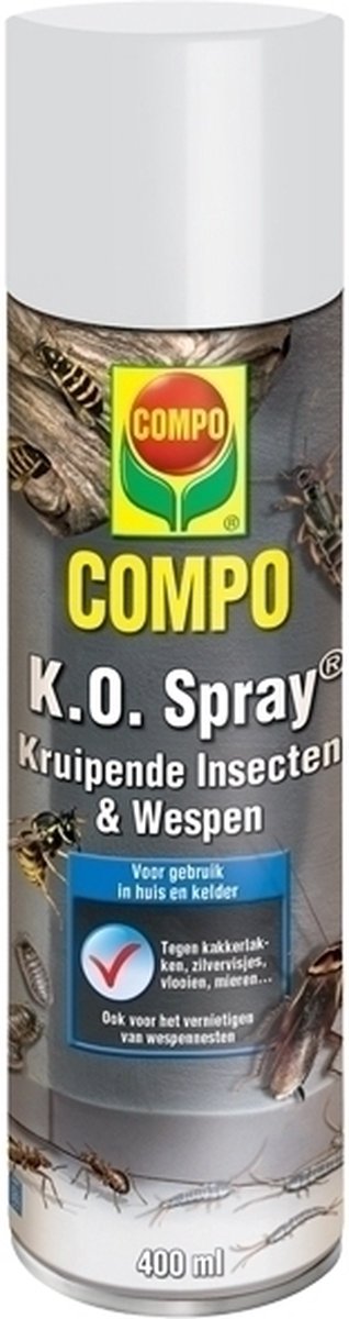 Compo K.O. Spray- Kruipende Insecten en wespen - 400 ML | bol.com