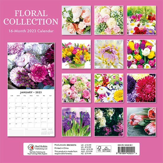 Floral Collection Kalender 2023 | bol.com