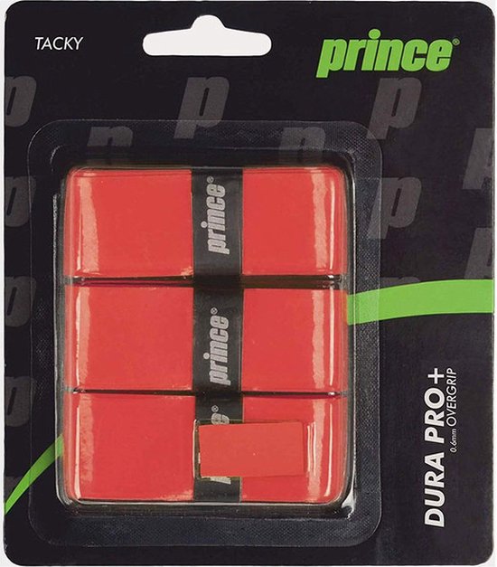 Prince DuraPro+ 3 St. Rood - Grip - Multi | bol