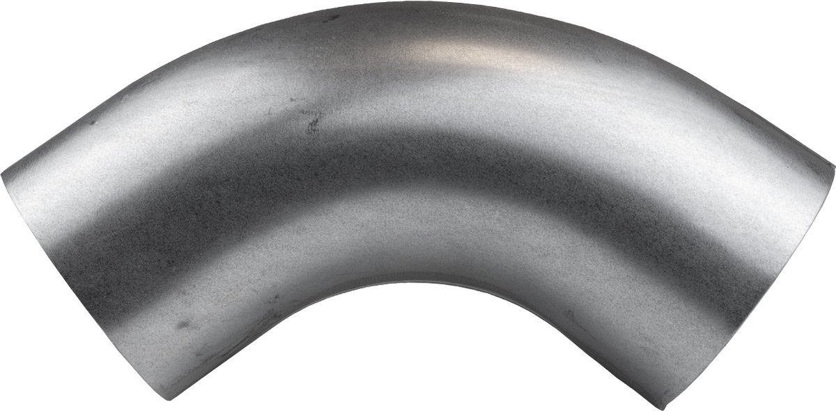 Bocht 72° verzinkt staal met mof en spie, geschikt voor 80 mm HWA buis ...