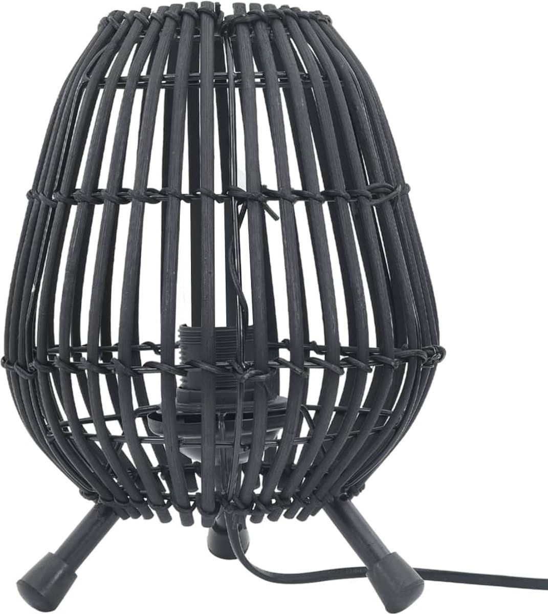 Prolenta Premium - Tafellamp 60 W E27 20x27 cm wilgen zwart - Huis en ...