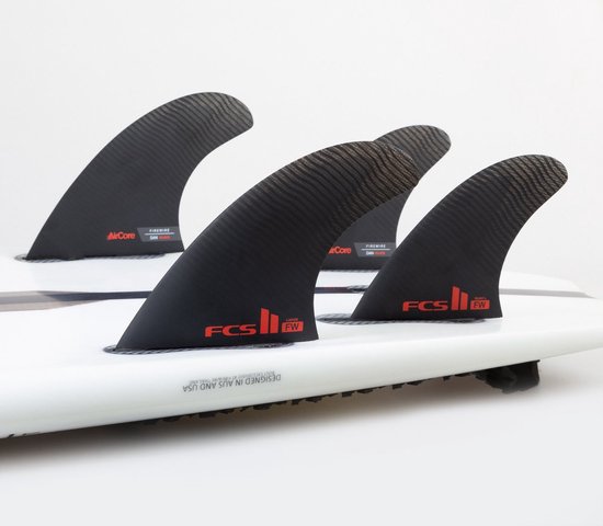 FCS II Tri-Quad Fins - Medium Black | bol.com