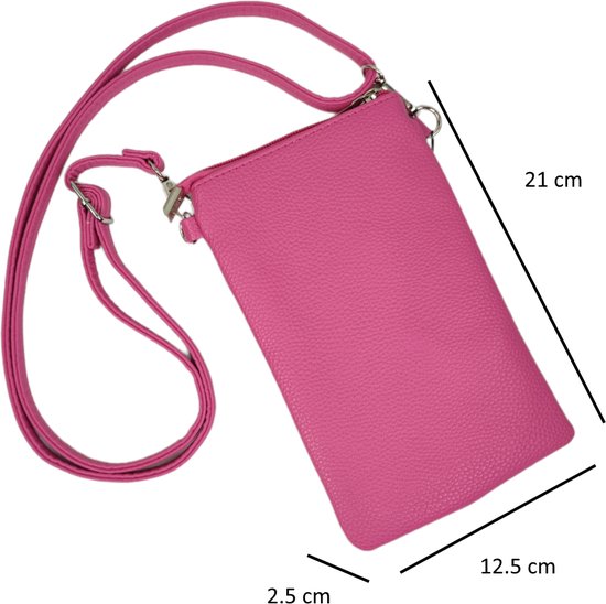 Flora&Co - Paris - Handig Crossbody hand/telefoontasje voor mobiel ...