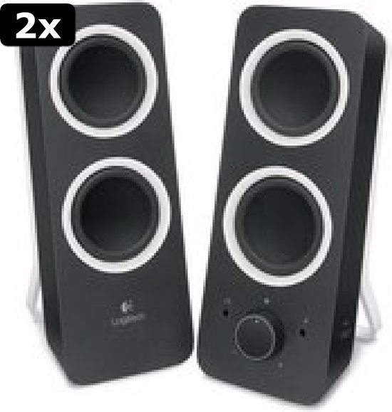 2x Logitech Z200 - Multimedia Speakers - Zwart | bol.com
