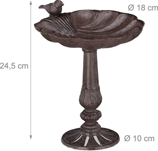 vogelbadje , drinkbad, vogelvoederplaats ,waterschaal / tuindecoratie | bol