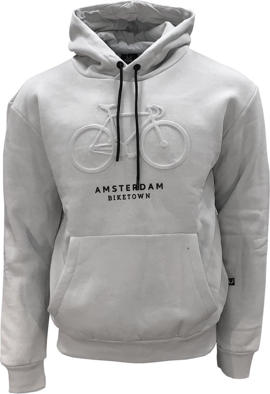 Fox Originals Hoodie Biketown Embossed Kit Grey - M | bol
