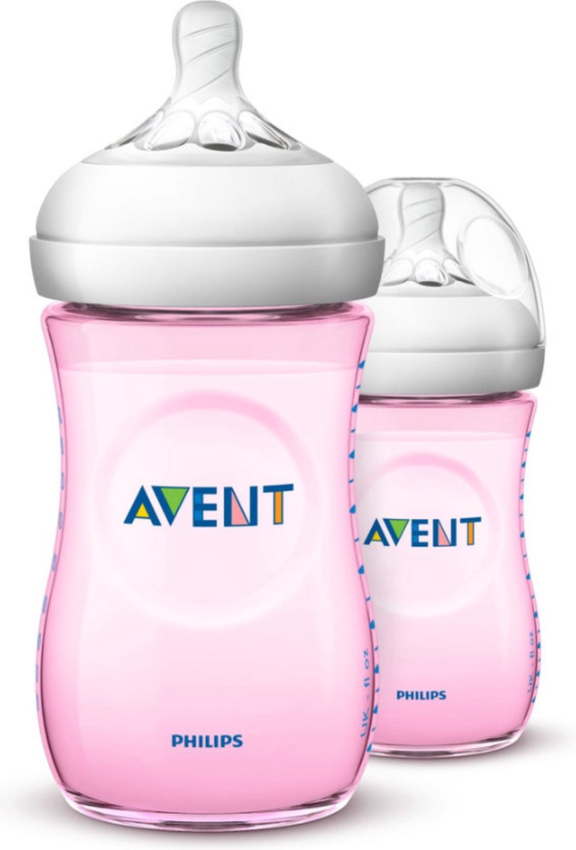 Philips Avent Natural babyfles - SCF034/27 babyfles (1m+) voor langzame ...