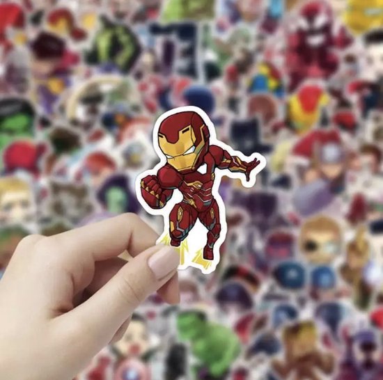 Marvel Avengers Stickers - 50 Unieke Stuks - Luxe laptop stickers | bol
