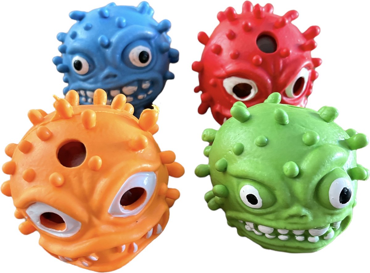 Squishy Monster - 4 Stuks - 4 Kleuren - Squishies Monster - Monster ...