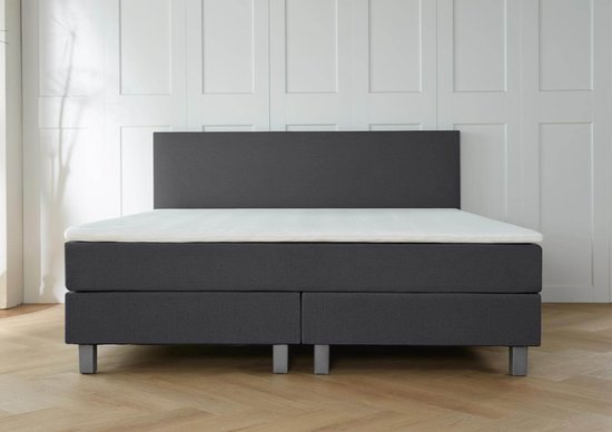 Boxspring Florence - 180x200 - Antraciet - met gratis topper! | bol