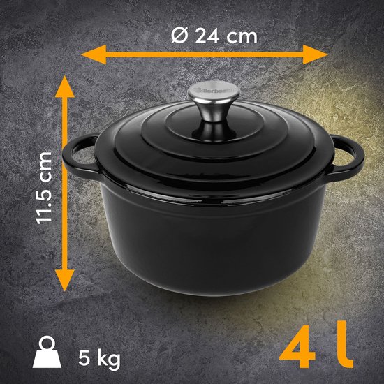 CLP Dutch Oven - Kookpot 4 L | bol.com