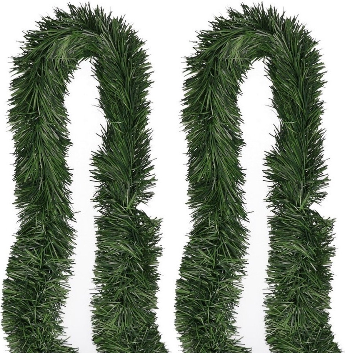 2x Groene kerstslingers 5 m | bol.com