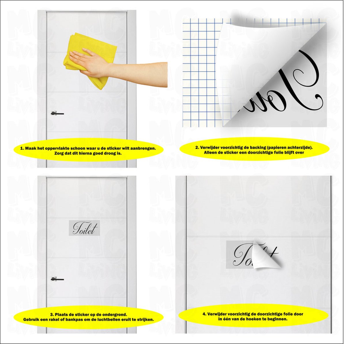 Sticker de porte avec nom - Tim - Zwart | bol.com