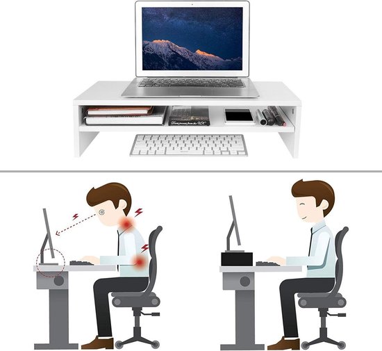 Laptop Houder - Laptop Verhoging - Laptop Standaard - Bed Tafel ...