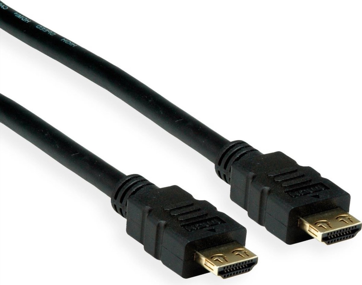 VALUE HDMI Ultra HD Kabel met Ethernet, M/M, zwart, 10 m | bol.com