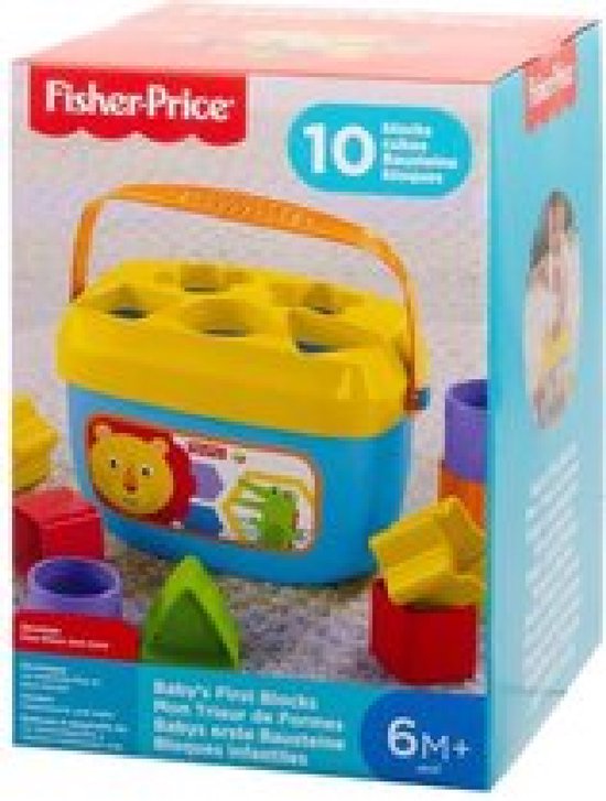 Fisher-Price Baby's Eerste Blokken Vernieuwde Editie - Blokkendoos met ...