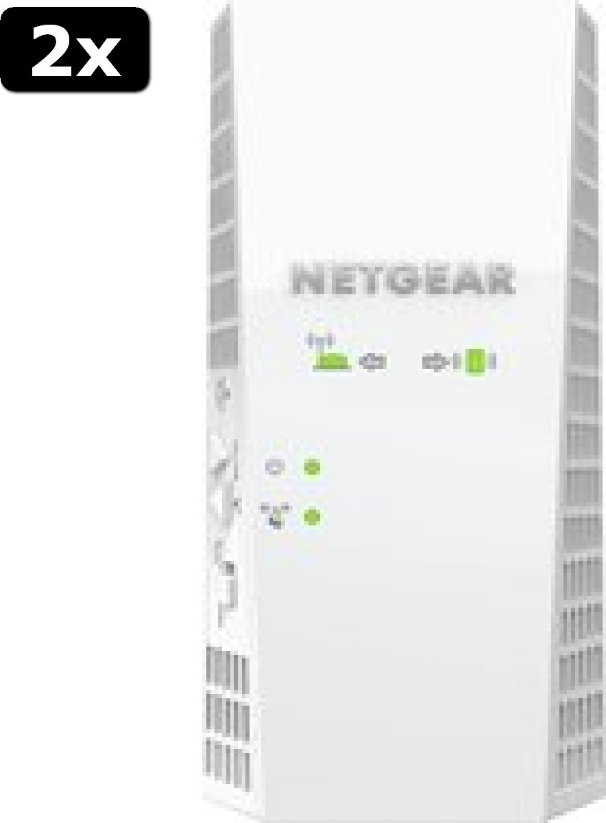 2x Netgear Nighthawk EX7300 - Wifi versterker - 2300 Mbps | bol.com