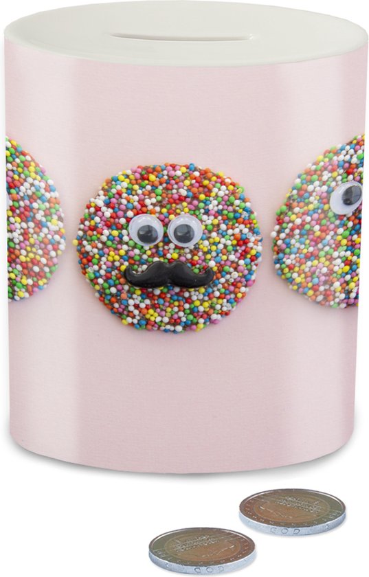 Spaarpot - Spaarblik - Sprinkle koekjes - Spaarpotten - Volwassenen ...