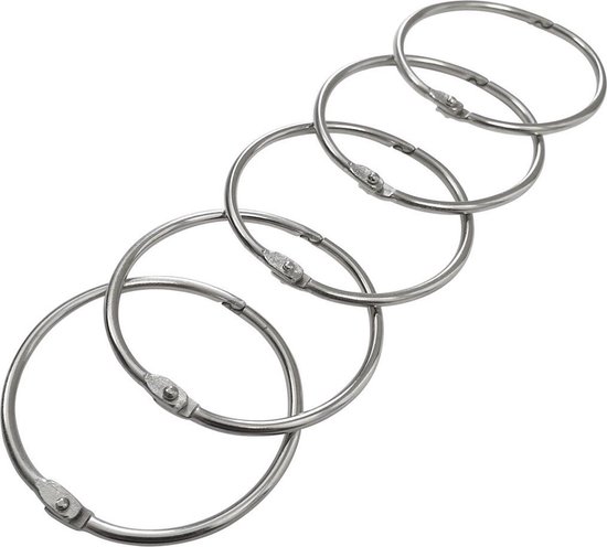 Metalen klikring 50mm (5 stuks) | bol