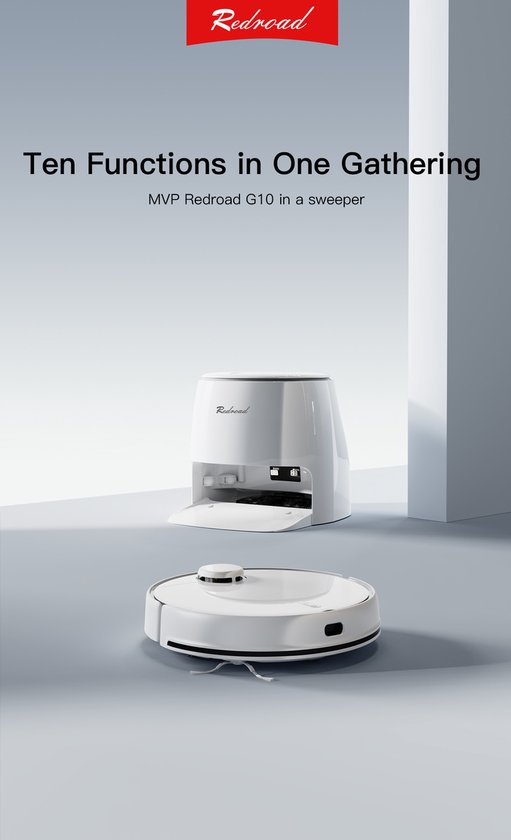 Redroad G10 Omnipotent No-wash Sweeping and mopping Robot | bol