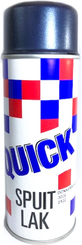 Quick Donkerblauw metallic lak - veelzijdig - 400 ml - voor diverse ...