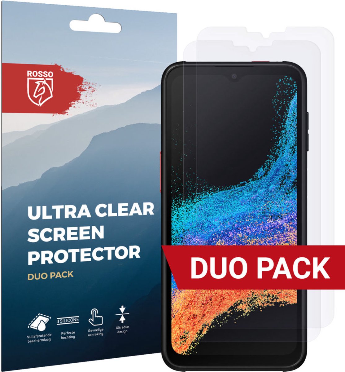 Rosso Samsung Galaxy Xcover 6 Pro Ultra Clear Screenprotector Duo Pack | bol.com