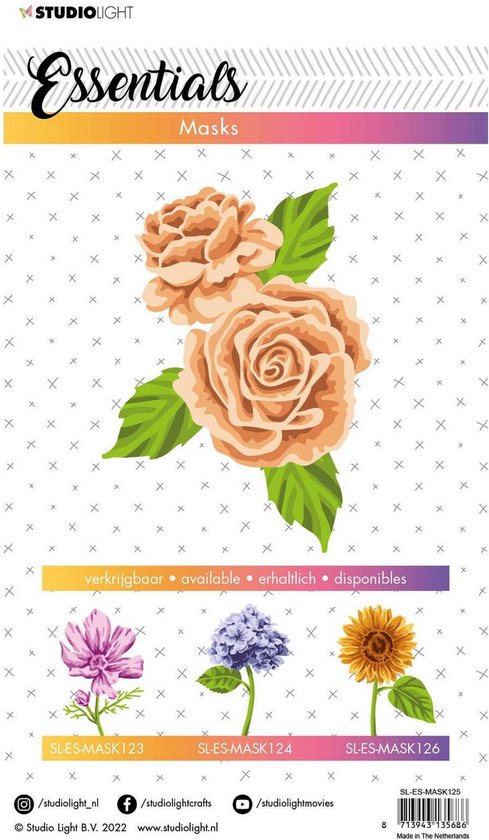 Studio Light Essentials Mask Stencil Roses | bol.com