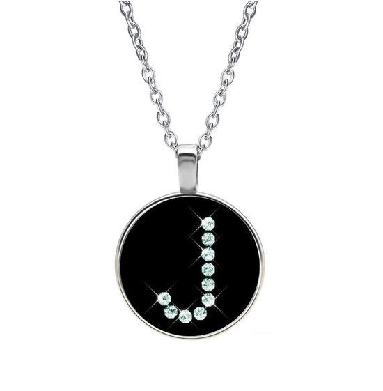 Ketting Glas - Diamant J | bol