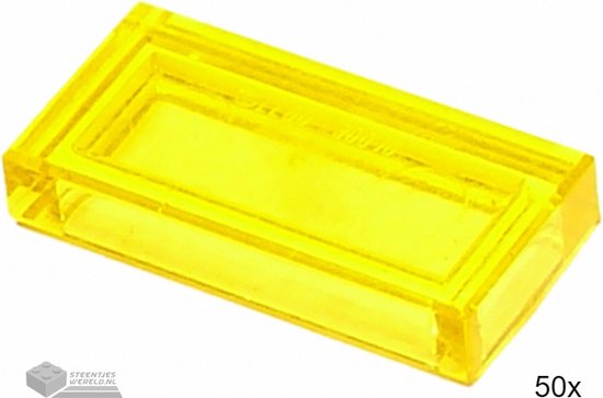 LEGO 3069b Doorzichtig geel 50 stuks | bol.com