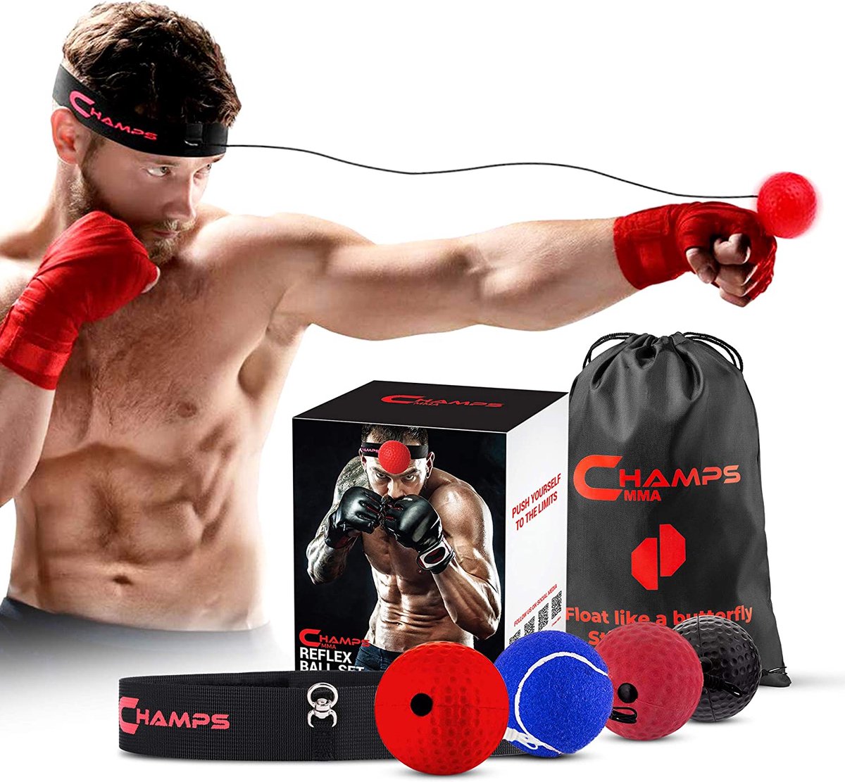 Boksbal - Zinaps MMA Boksen Reflex Ball - Boksen Trainingsbal ...