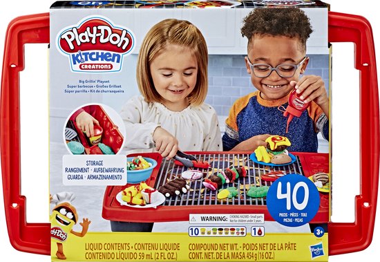 Plasticine Spel Play-Doh Kitchen Creations - Super Barbecue 40 ...