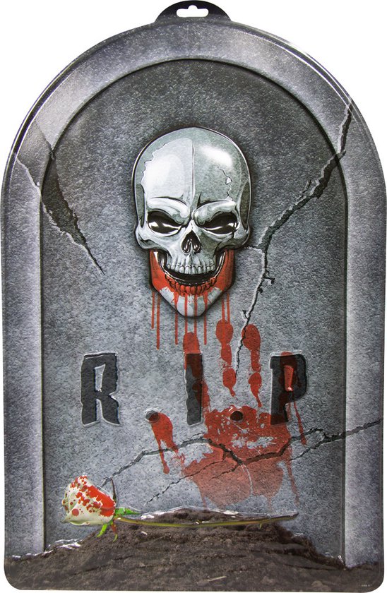 Grafsteen RIP Horror Skelet | bol.com