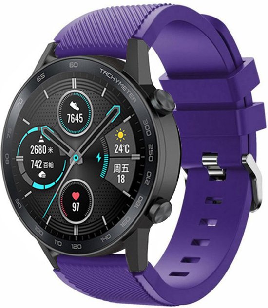 Siliconen Smartwatch bandje - Geschikt voor Honor Magic Watch 2 ...