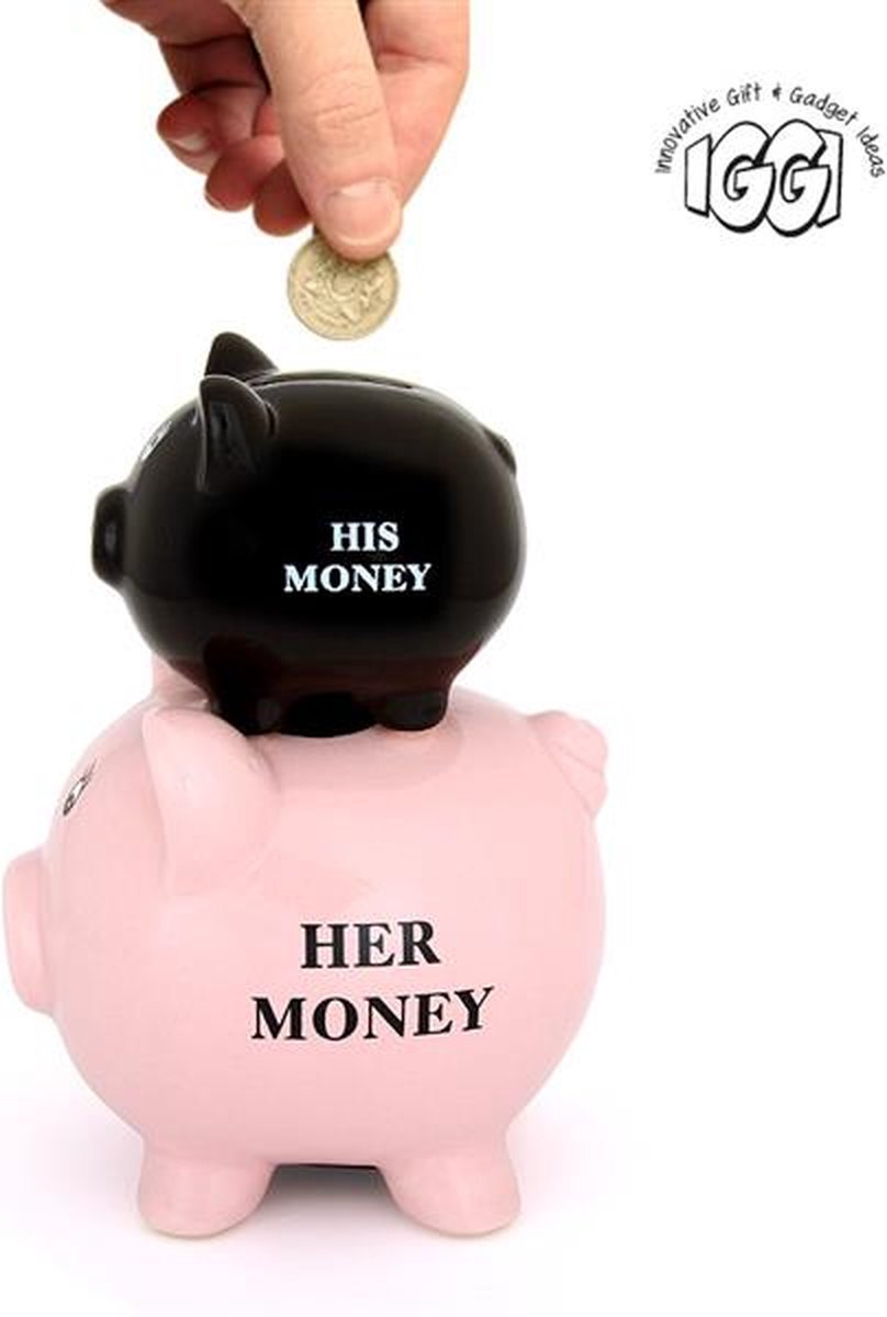 CKB ltd - His and Hers Keramiek Piggy Bank - Spaarvarken Spaarpot ...