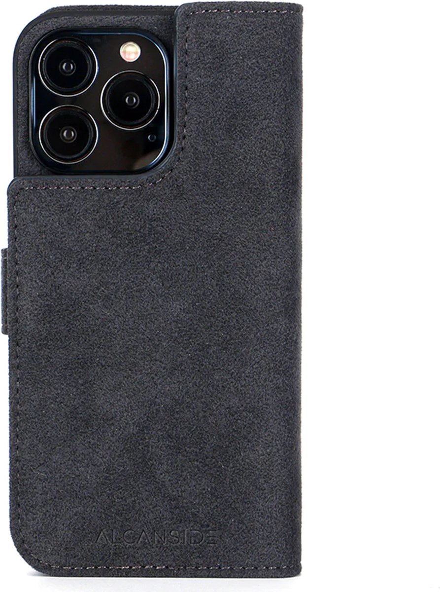 Alcanside Alcantara Hoesje Uitneembare 2-in-1 Luxe Book Case - Geschikt ...