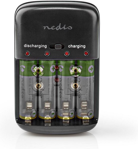 Nedis BACH07 Nimh-batterijlader Aa/aaa/e-blok | bol.com