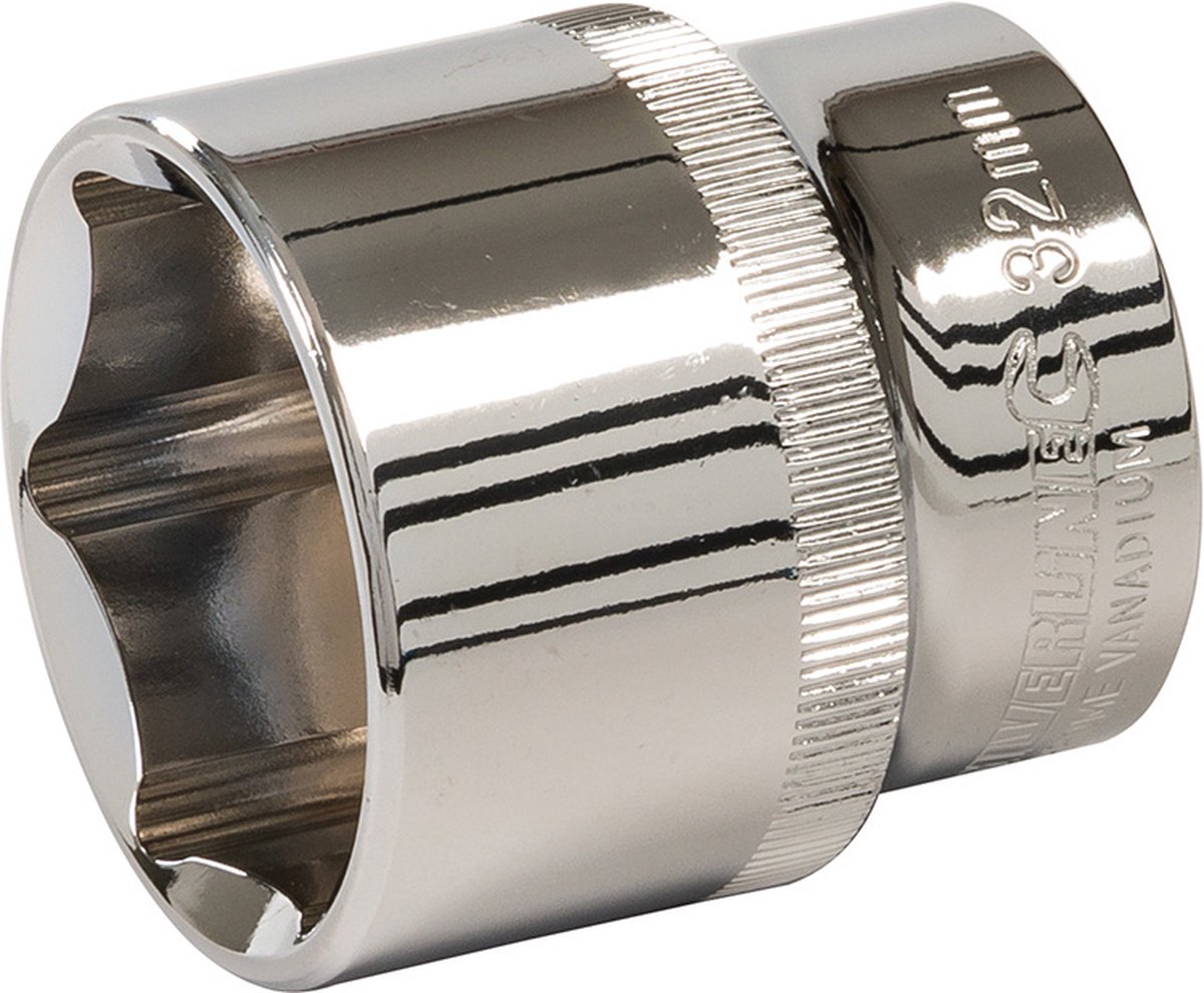 Silverline Metrische Dop 1/2 Inch - Maat 32 mm | bol.com