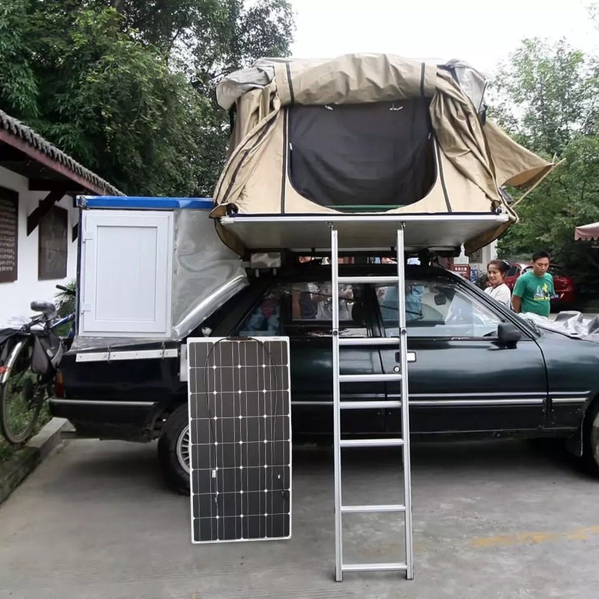 Zonnepanelen set compleet 100W 16V - Flexibele Zonnepanelen set ...