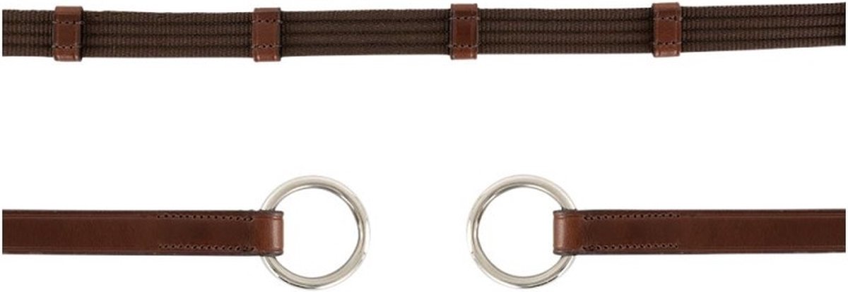 Rêne en lin avec anneau Chêne - Cheval | Rênes de cheval | bol.com