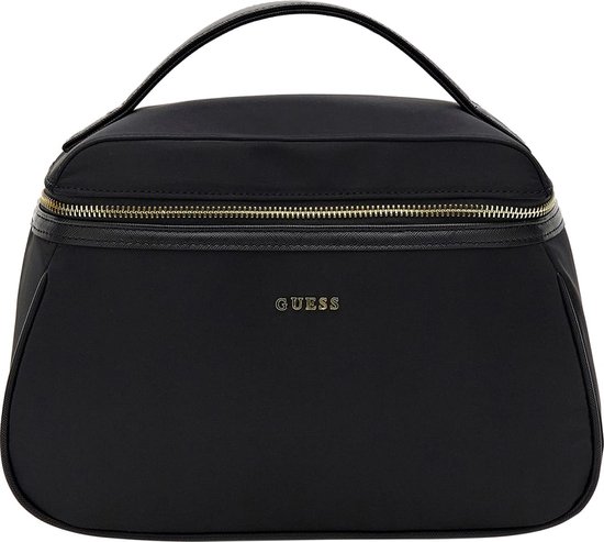 Guess Cosmetic Pouch Dames Beautycase - Zwart | bol.com